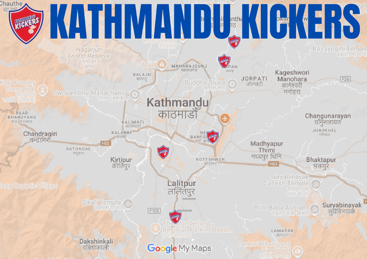 Kathmandu Kickers Football Academy Locations: 5 Football Venues Near ...